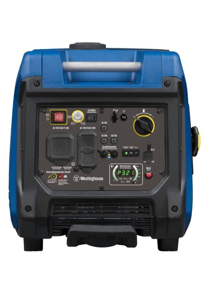 5,000-Watt Gas Powered Portable Inverter Generator with Remote Electri ...