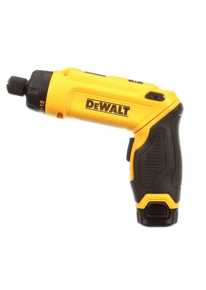 8V MAX Cordless Gyroscopic Screwdriver with Adjustable Handle, (2) 1.0 ...