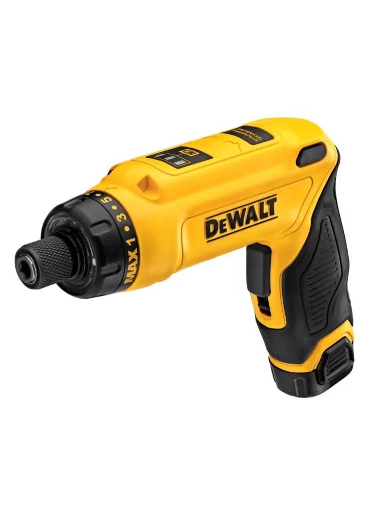 8V MAX Cordless Gyroscopic Screwdriver with Adjustable Handle, (1) 1.0 ...