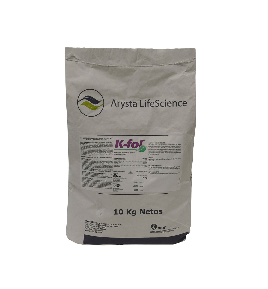 K-Fol 0-20-50 10 Kg. – Agrizon.com