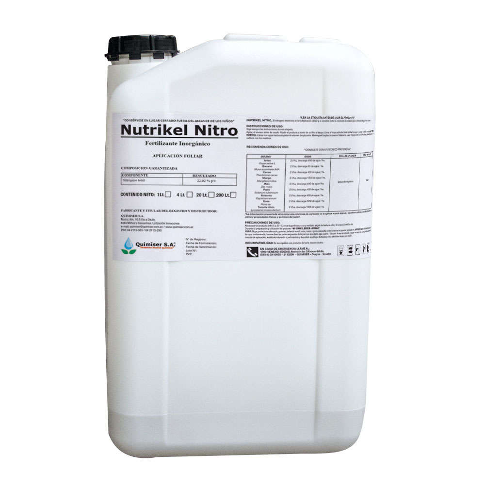 Nutrikel Nitro 20 lt. – Agrizon.com