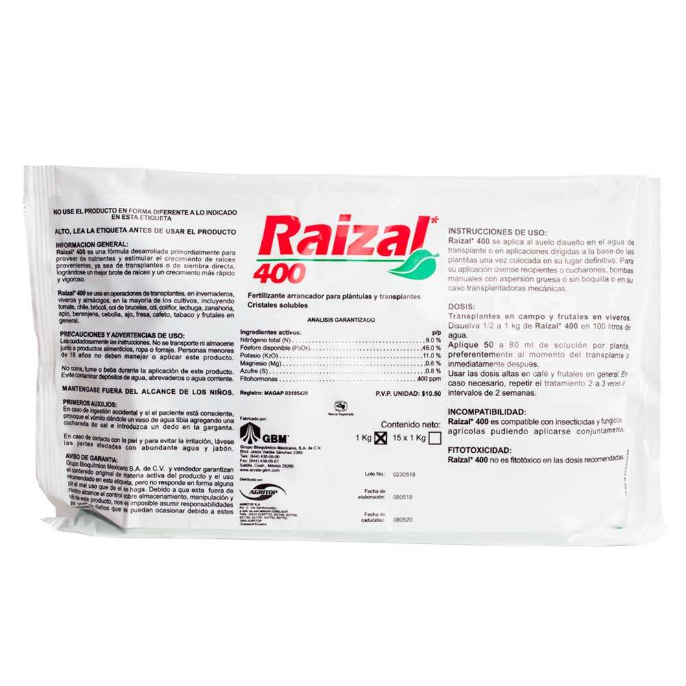 Raizal 400 1 Kg – Agrizon.com