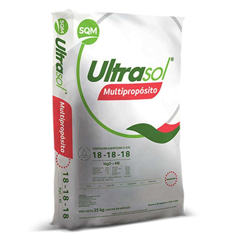 Soluble NPK - Multipurpose Ultrasol 18-18-18 25 kg. – Agrizon.com