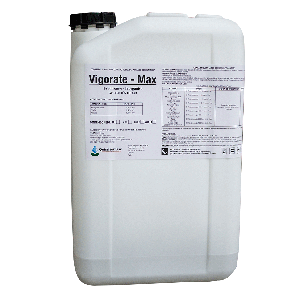 Vigorate Max 20 Lt. – Agrizon.com