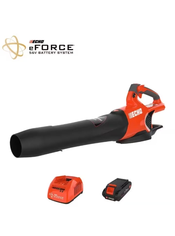 eFORCE 56V 151 MPH 526 CFM Cordless Battery Powered Handhels Leaf Blow ...
